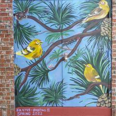 Fine Art Students Create Bird Murals, Raise Climate Change Awareness ...